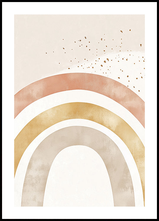 Soft Boho Rainbow Poster – Posterbox.se