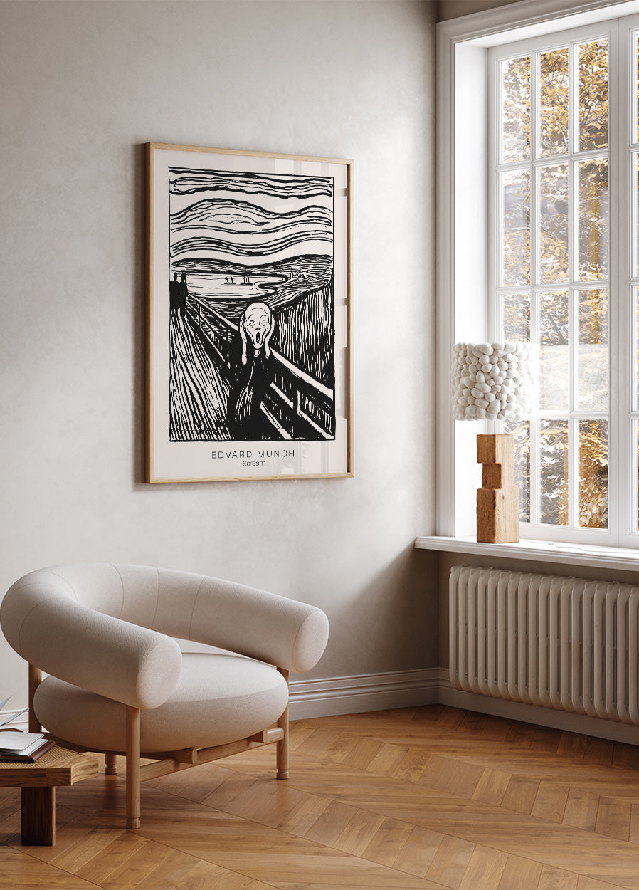 Edvard Munch Scream Poster – Posterbox.se