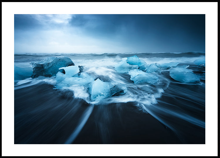 Blue Ice Poster – Posterbox.se