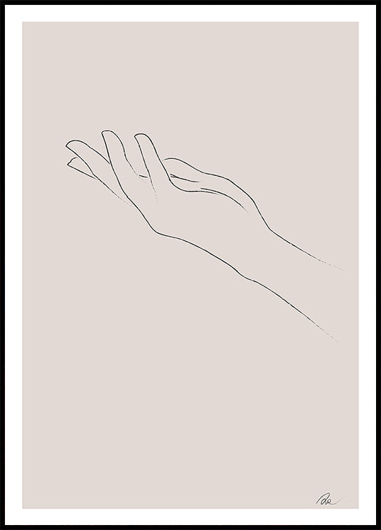 Hand Drawing Poster – Posterbox.se