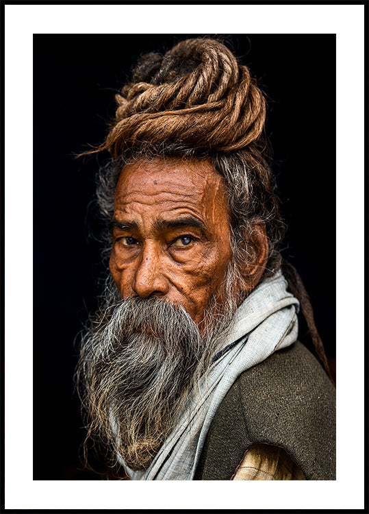 Portrait of a Sadhu... Poster – Posterbox.se