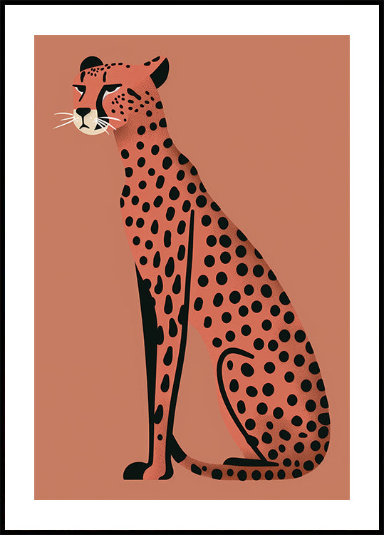 Modern Cheetah Poster – Posterbox.se