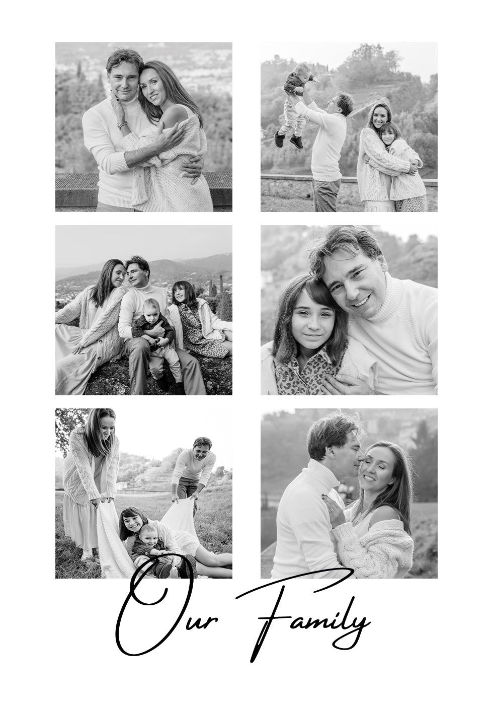 Our Family Collage Poster – Posterbox.se